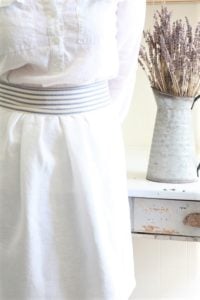 How to Sew a How to Make a Simple Linen Apron - Sewing Pattern - A BOX ...