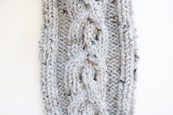 How to Knit an Easy Cable Scarf {FREE Pattern} - A BOX OF TWINE