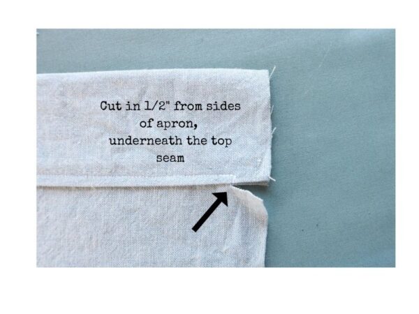 How to Sew a Half Apron in a Few Easy Steps - A BOX OF TWINE