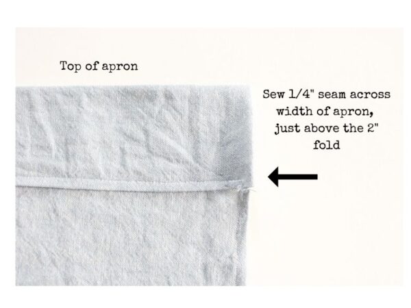 How to Sew a Half Apron in a Few Easy Steps - A BOX OF TWINE
