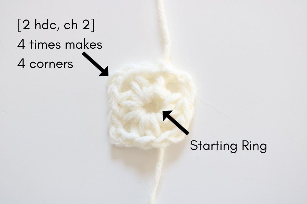 FREE and EASY Square Crochet Pattern {Step by Step} - A BOX OF TWINE