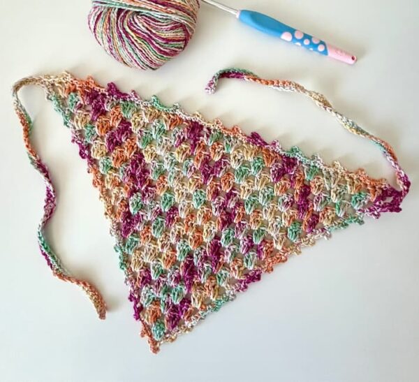 15 EASY Crochet Kerchief Patterns {Summer Crochet Bandanas!} - A BOX OF ...