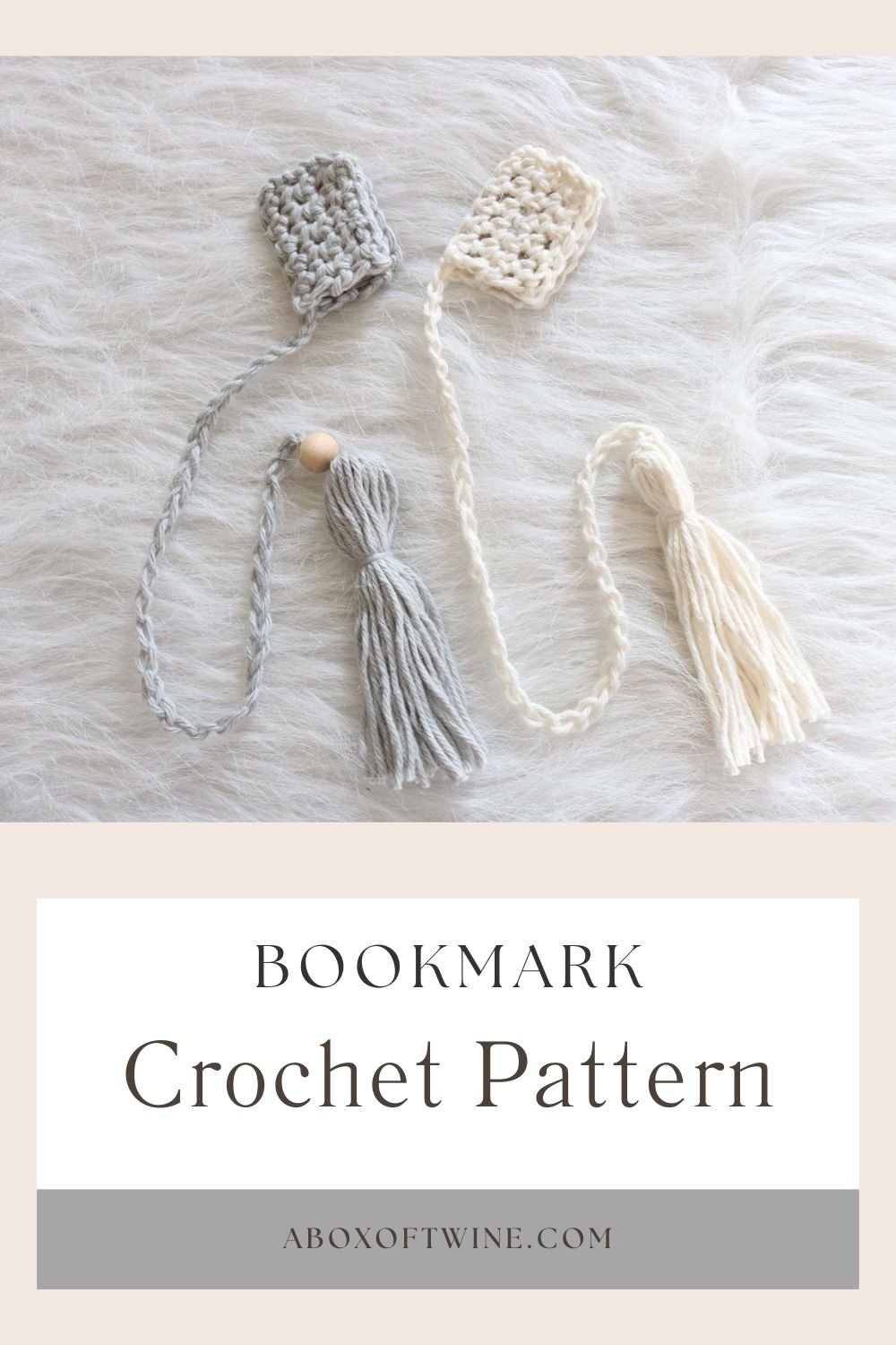 How to Crochet a Bookmark [FREE Pattern] - A BOX OF TWINE