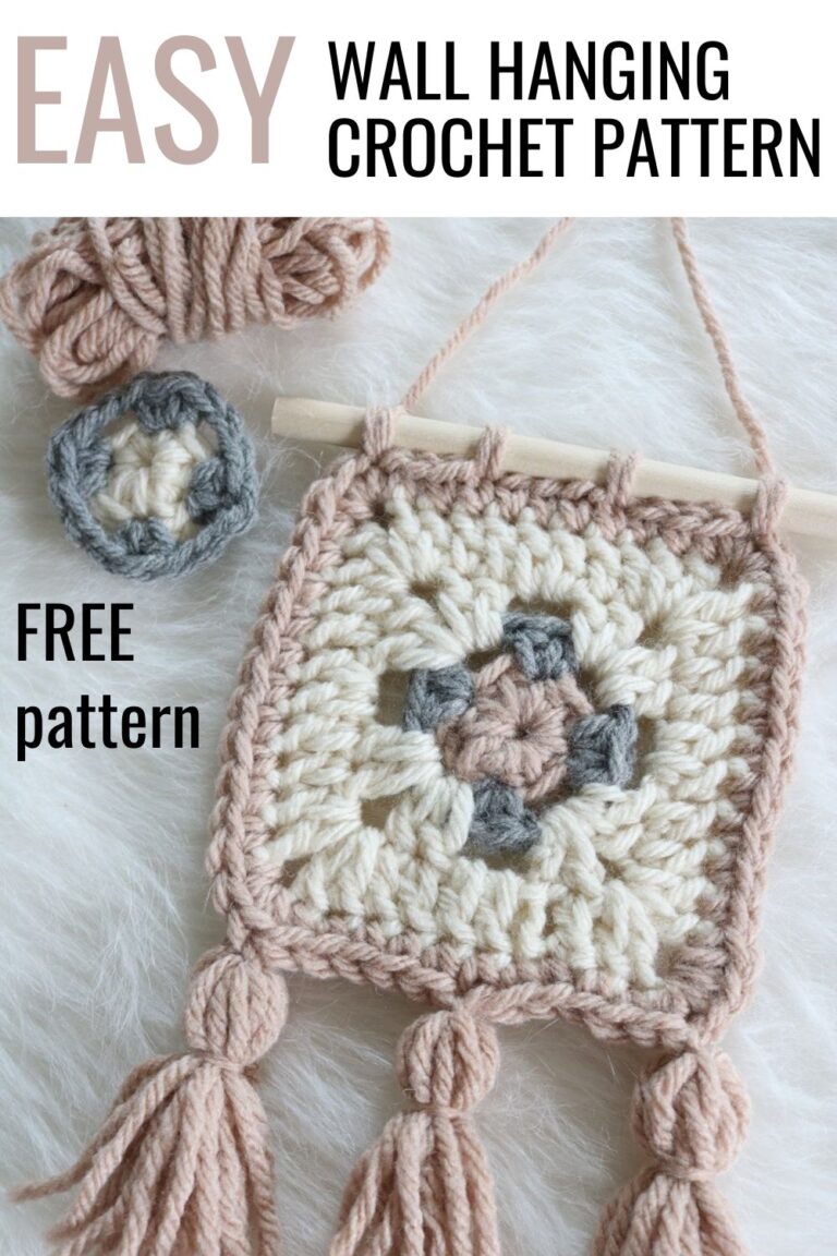 Granny Square Wall Hanging Pattern - A BOX OF TWINE