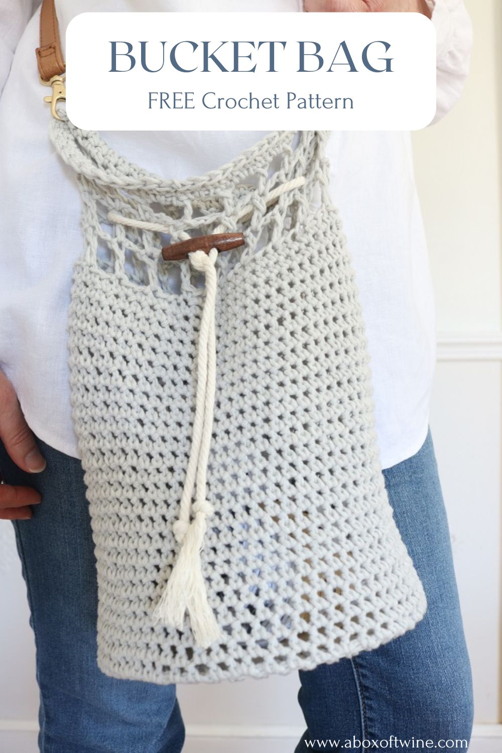 FREE Crochet Bucket Bag Pattern {EASY!} - A BOX OF TWINE