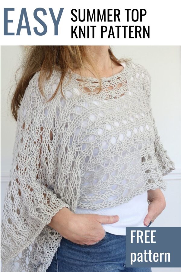 Lace Summer Knit Top Pattern {FREE!} - A BOX OF TWINE