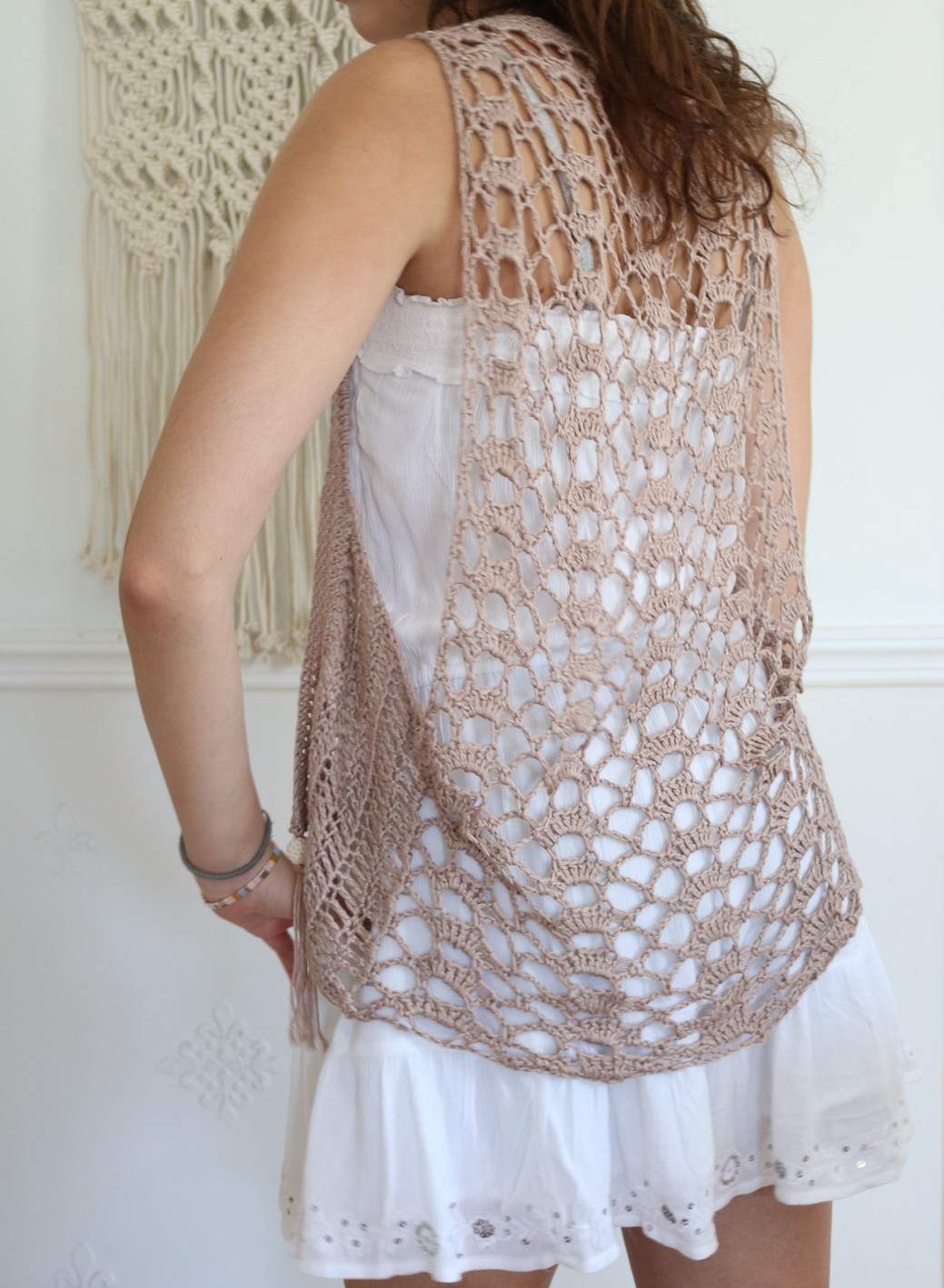 Boho Crochet Vest Pattern {FREE!} - A BOX OF TWINE