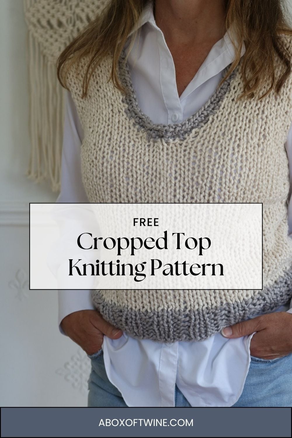 FREE Cotton Sleeveless Knit Top Pattern - A BOX OF TWINE