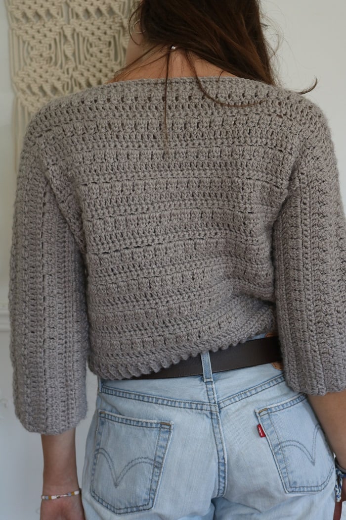 Crochet Miranda Sweater Pattern - A BOX OF TWINE