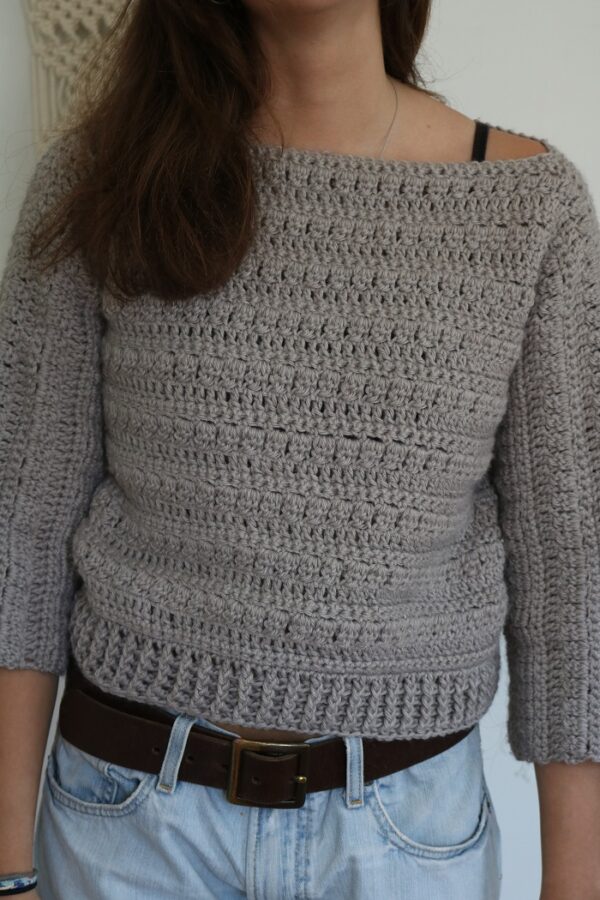 Crochet Miranda Sweater Pattern - A BOX OF TWINE