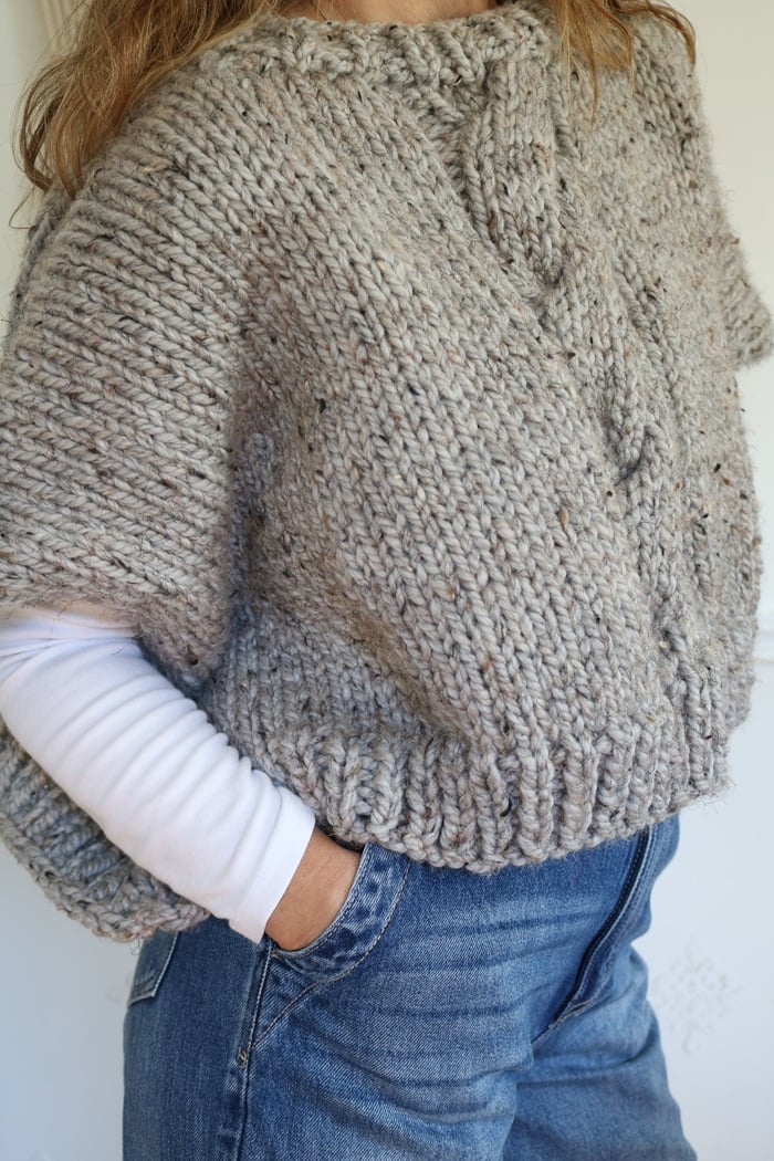 Knit Poncho FREE Pattern! - A BOX OF TWINE