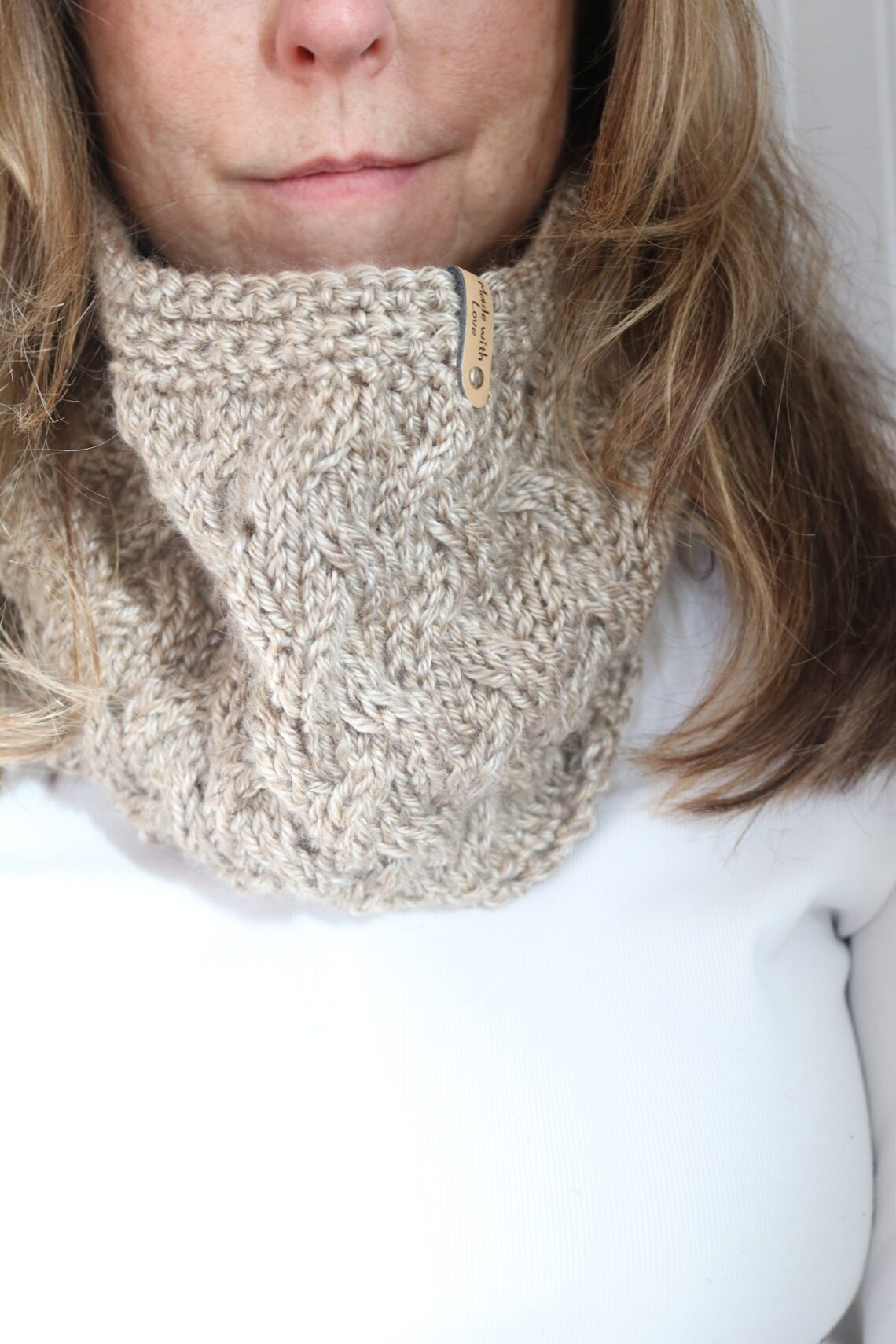 Cable Knit Cowl Pattern {FREE!} - A BOX OF TWINE
