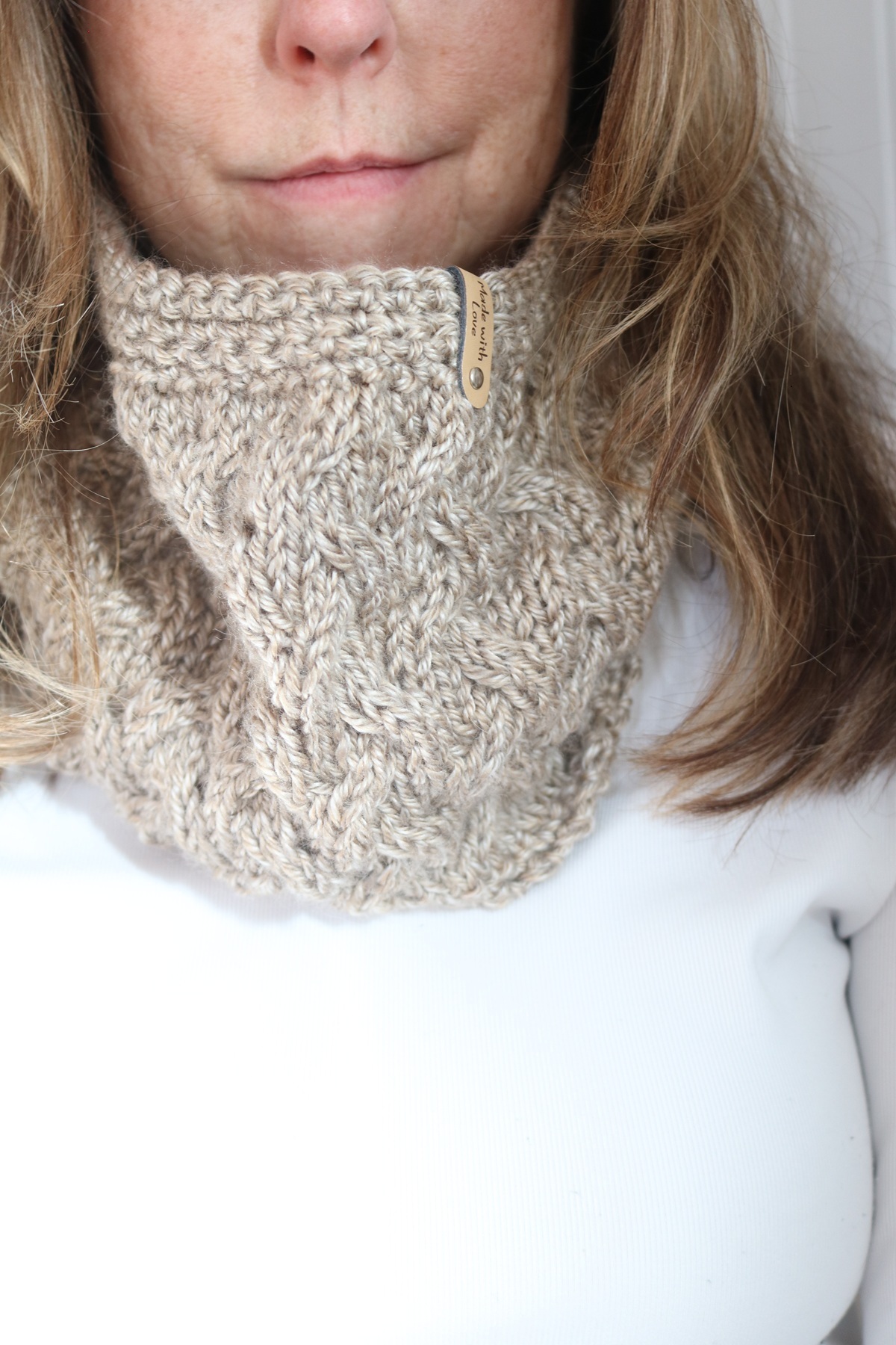 Cable Knit Cowl Pattern {FREE!} - A BOX OF TWINE